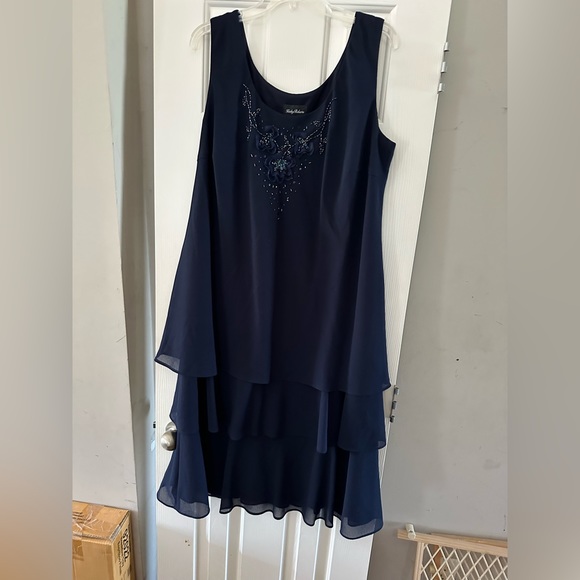 Kathy Roberts | Dresses | Womens Kathy Roberts Formal Dress Navy Blue ...